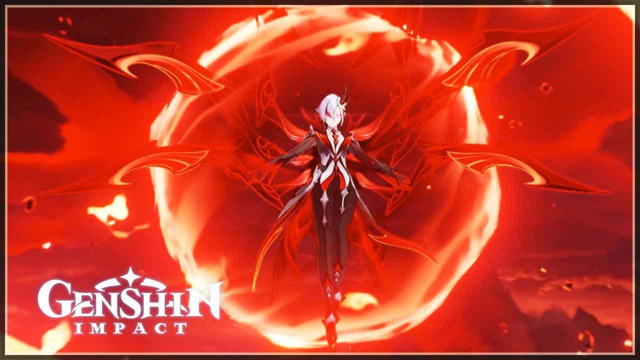 Arlecchino The Knave Boss Transformation Cinematic Genshin Impact - YouTube