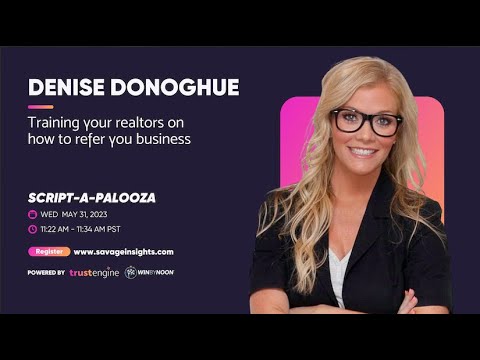 Training Your Realtors On How To Refer Your Business | SCRIPT-a-PALOOZA 2023 - YouTube