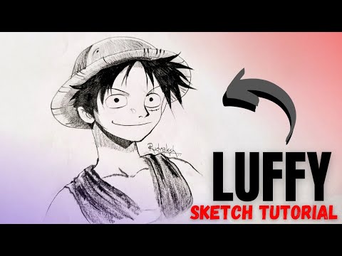 How To Draw Luffy | One Piece | Step By Step | Anime Drawing Tutorial ...