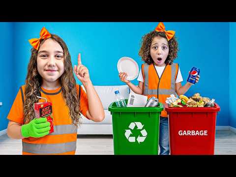 Kids learn to keep the environment clean - kids lesson