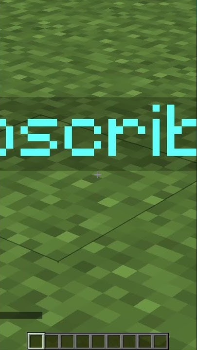 How to make Floating Text in Minecraft! - YouTube