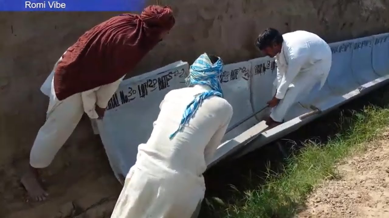 Another Vlog | How To Make Slab Water Line For Fields - YouTube