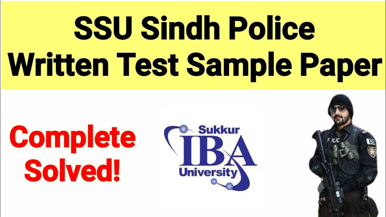 SSU Written Test Sample Paper Solved | SSU Written Test Preparation ...