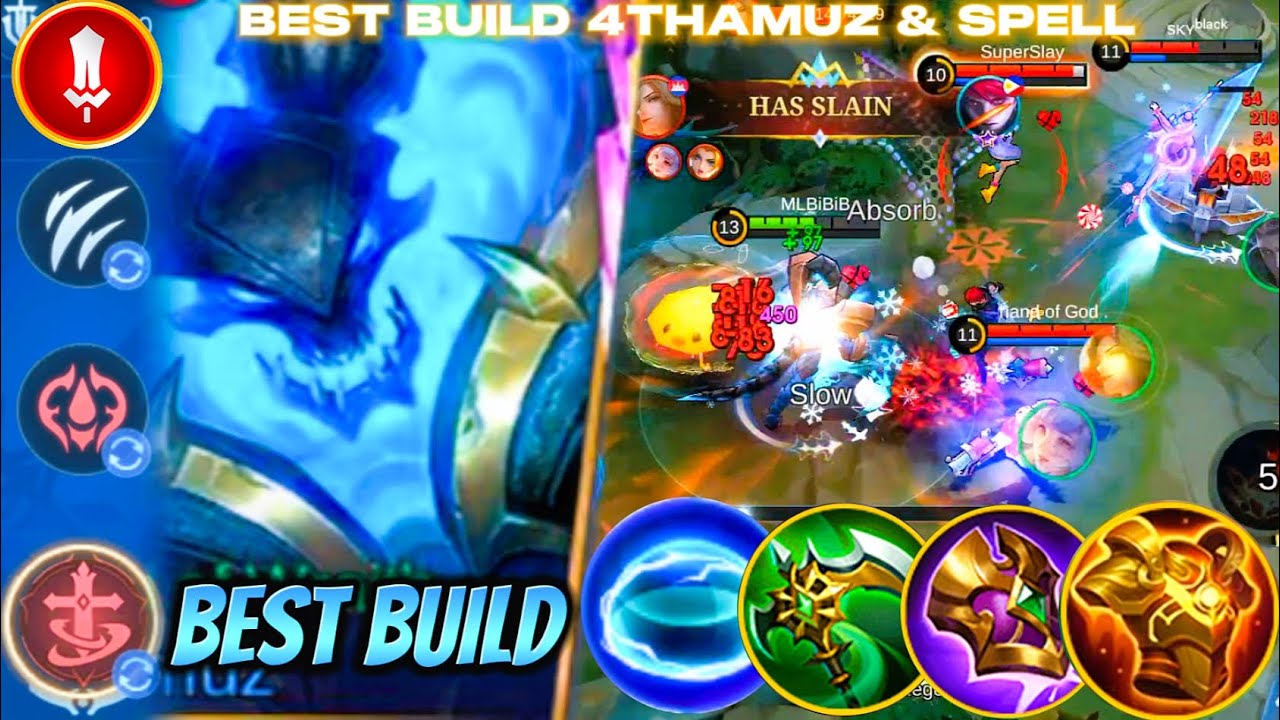 THE MVP THAMUZ MOMENTS | BEST THAMUZ EXP-LANE FULL GAMEPLAY BUILD ...