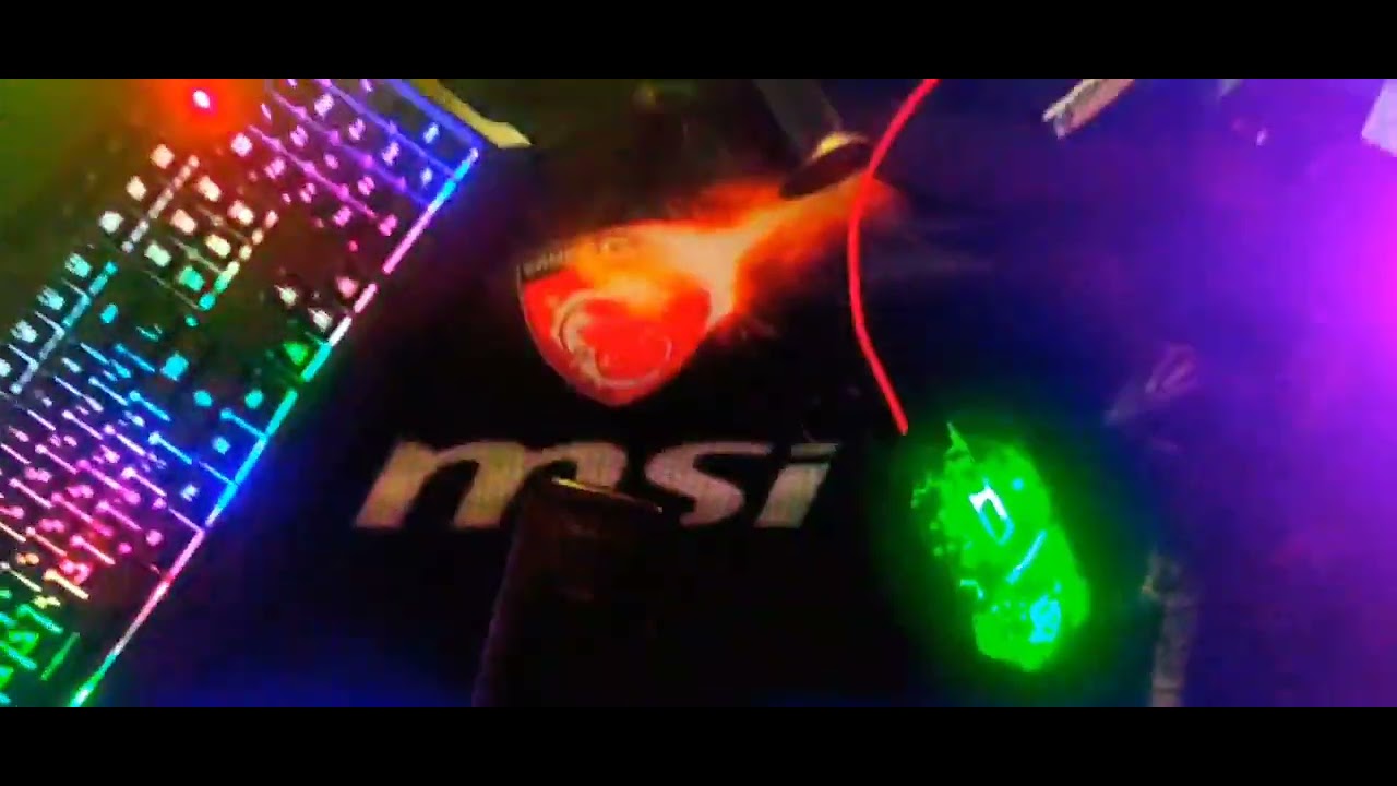Мой ПК, подсветка монитора Ambilight приобретённая у Giant4 - YouTube