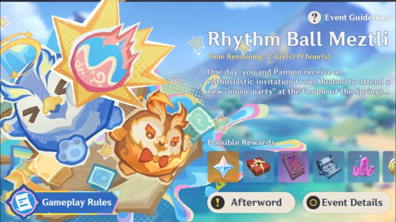 Genshin Impact: Rythm Ball Meztli part 2 - YouTube