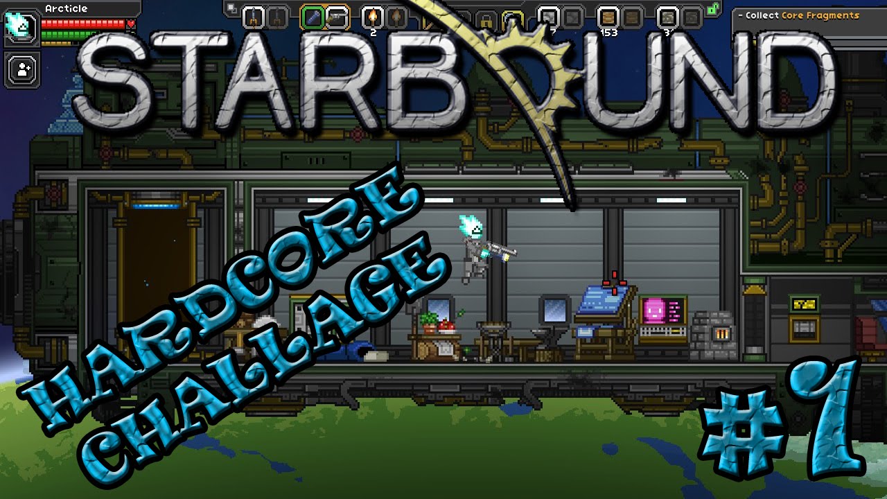 HARDCORE CHALLENGE!! | STARBOUND [1] I'M A PRIMITIVE!!! - YouTube