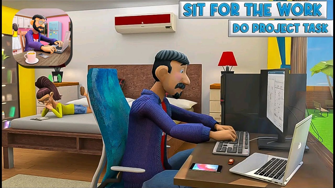 Virtual Work From Home Simulator - Sit For the Work - Gameplay ...