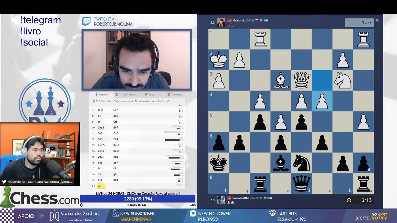 JOGANDO CONTRA A SUPER LENDAAAAAAA!!! GRISCHUK - O SUPER GM RUSSO