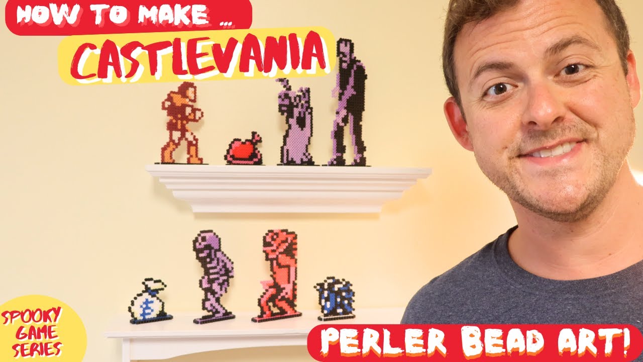 How to Make Castlevania Perler Bead Art! #perlerbeadart #castlevania ...