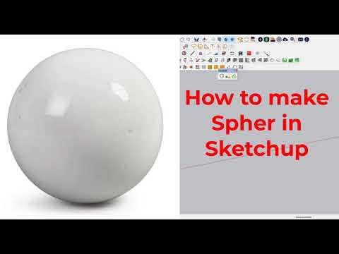 how to make a sphere with Sketchup - YouTube