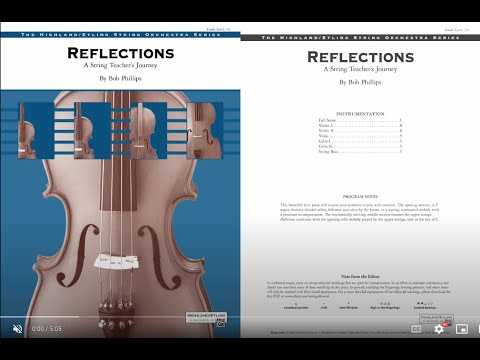 Reflections, by Bob Phillips – Score & Sound - YouTube