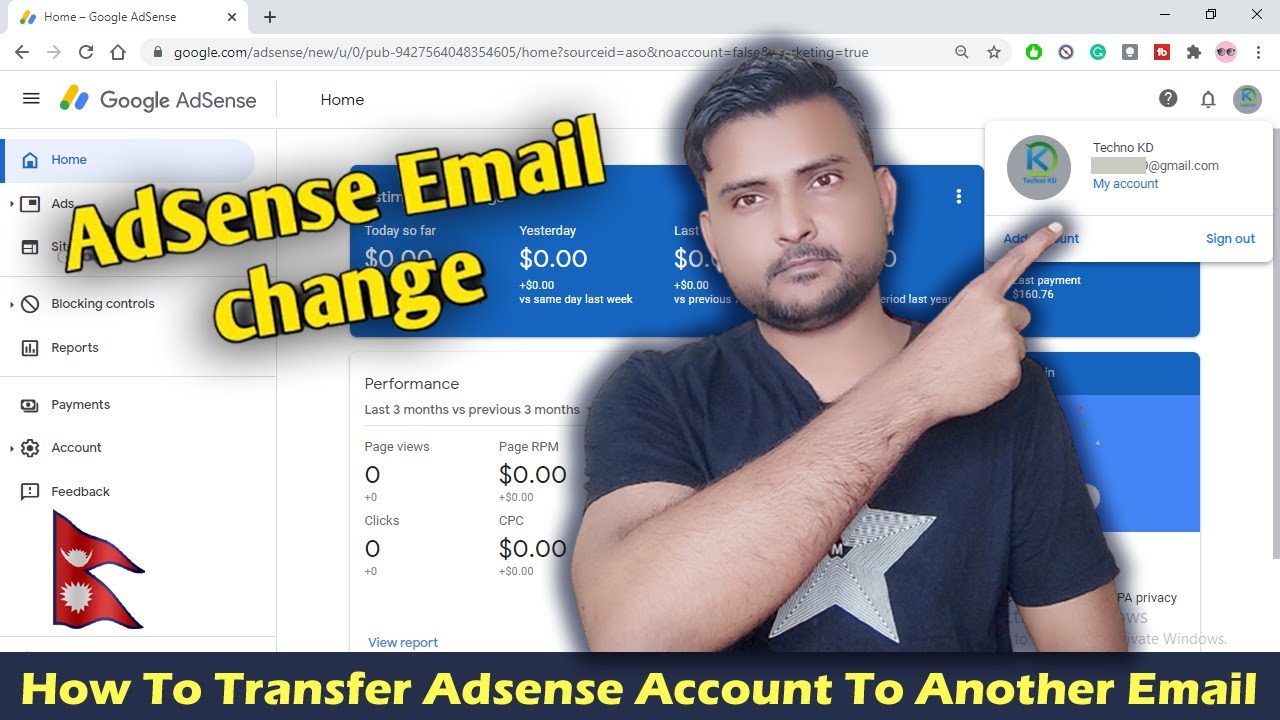 How To Transfer Adsense Account To Another Email In Nepali How To Change Adsense Email Id 2021 how-to-transfer-adsense-account-to-another-email-in-nepali-how-to-change-adsense-email-id-2021