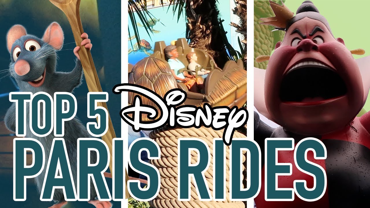 Top 5 Rides ONLY at Disneyland Paris - YouTube