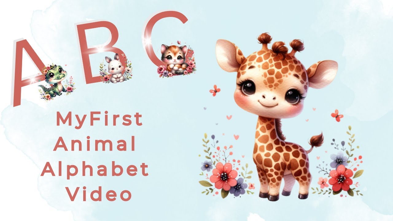 ABC Book for Kids | My First Animal Alphabet Video | Educational Video ...