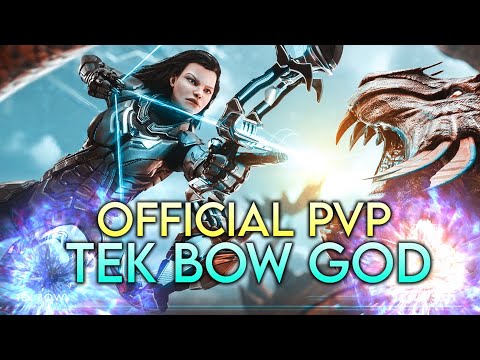 ARK Xbox Official PvP how to use a tek bow 😏 - YouTube