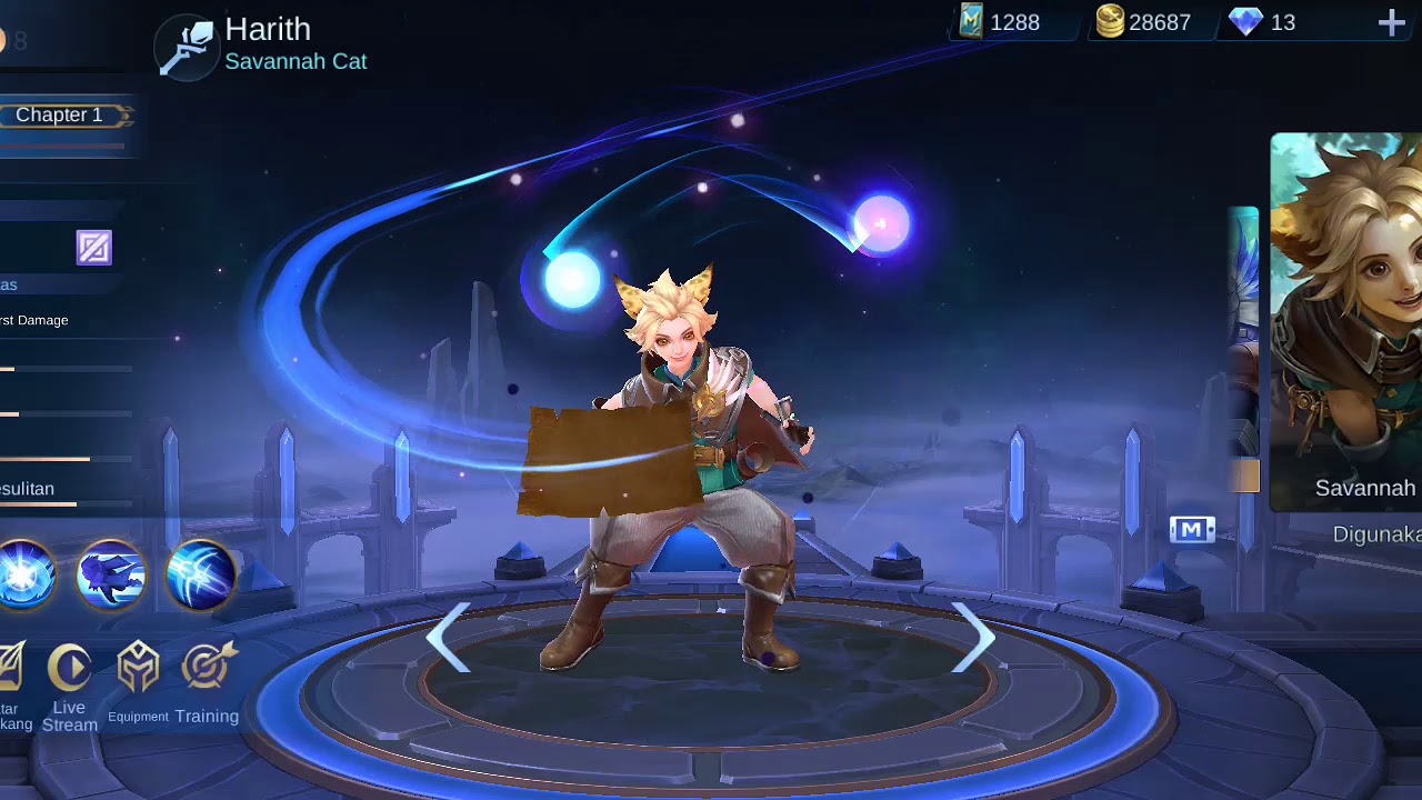 Harith All New Skin Mobile Legend - YouTube