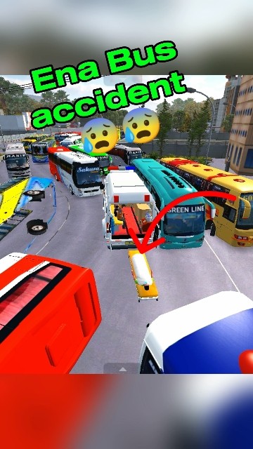 Ana Ac Bus Accident😰😰. #shorts #ambulance #bussgame #ets2 #gta - YouTube