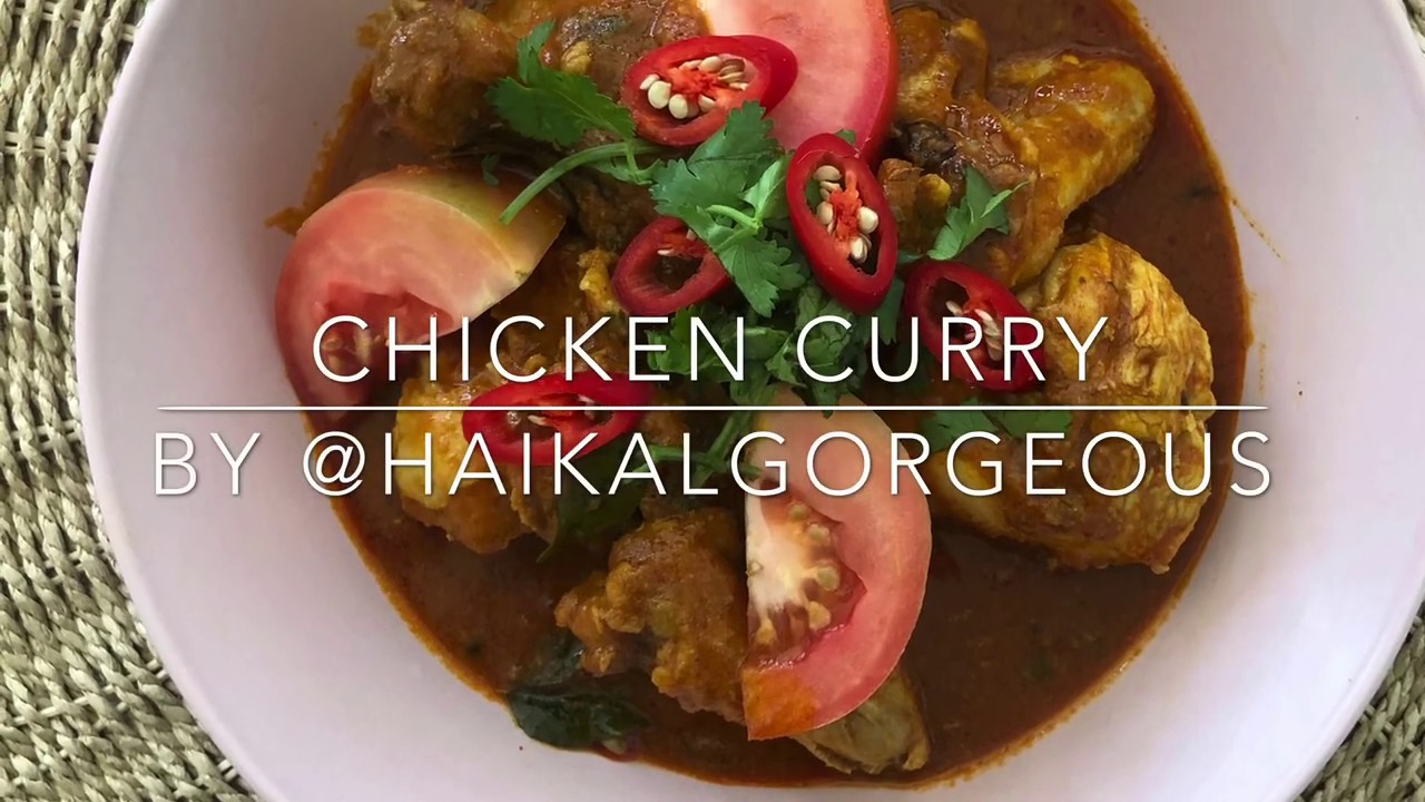 How to cook Chicken Curry ( Kari Ayam ) - YouTube