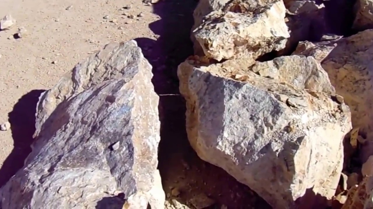 California Gold Rock Boulders - YouTube