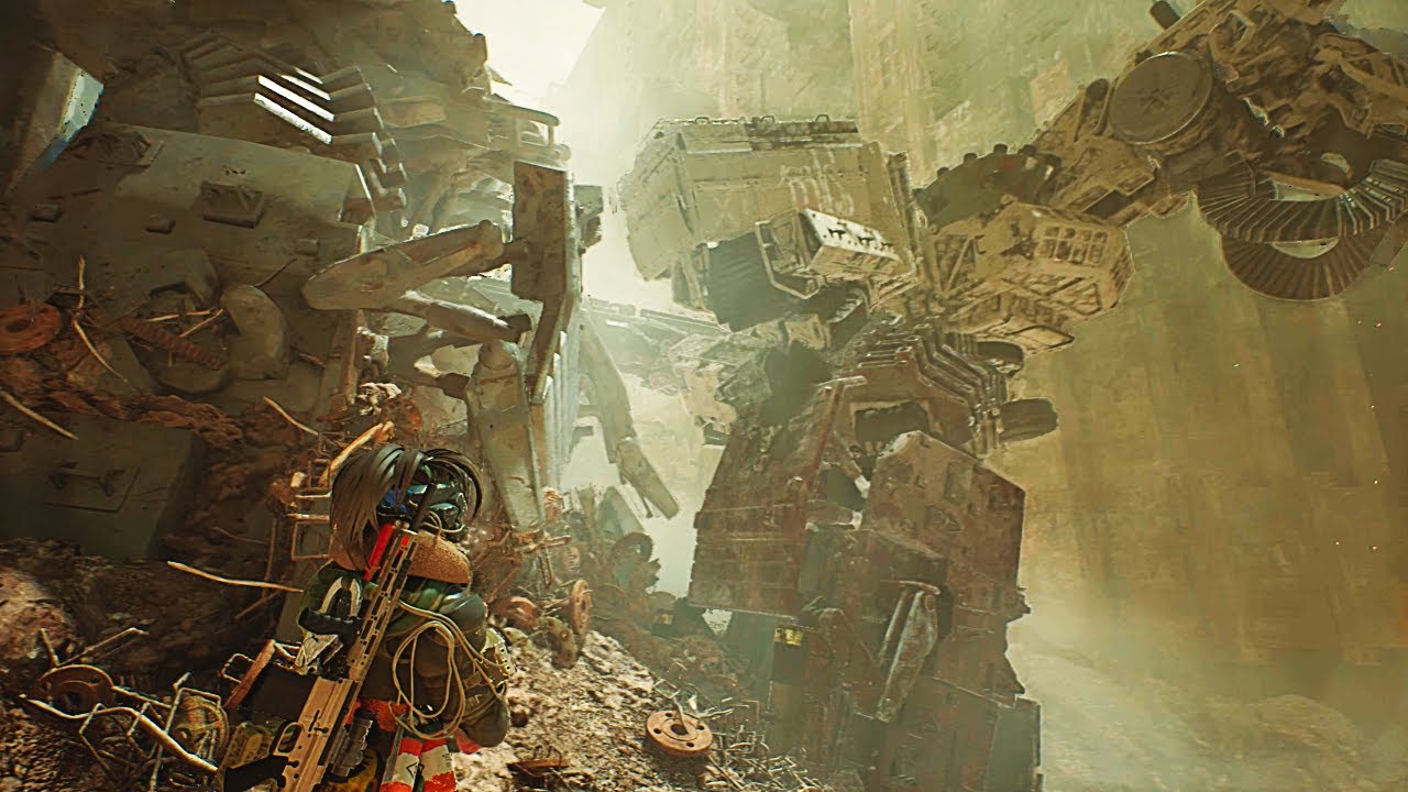 Hiding Behind Mech From Mech In The Forever Winter - YouTube