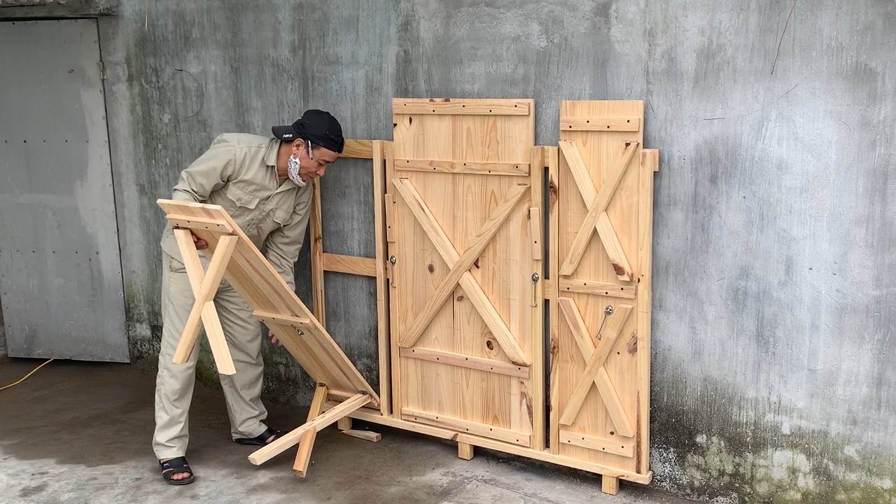 Amazing Woodworking Design Skills - How To Build Smart Folding Table ...