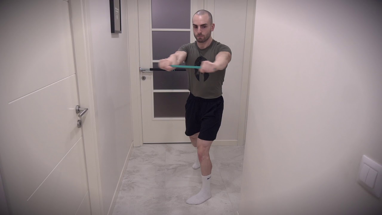 Standing Banded Rotation - YouTube