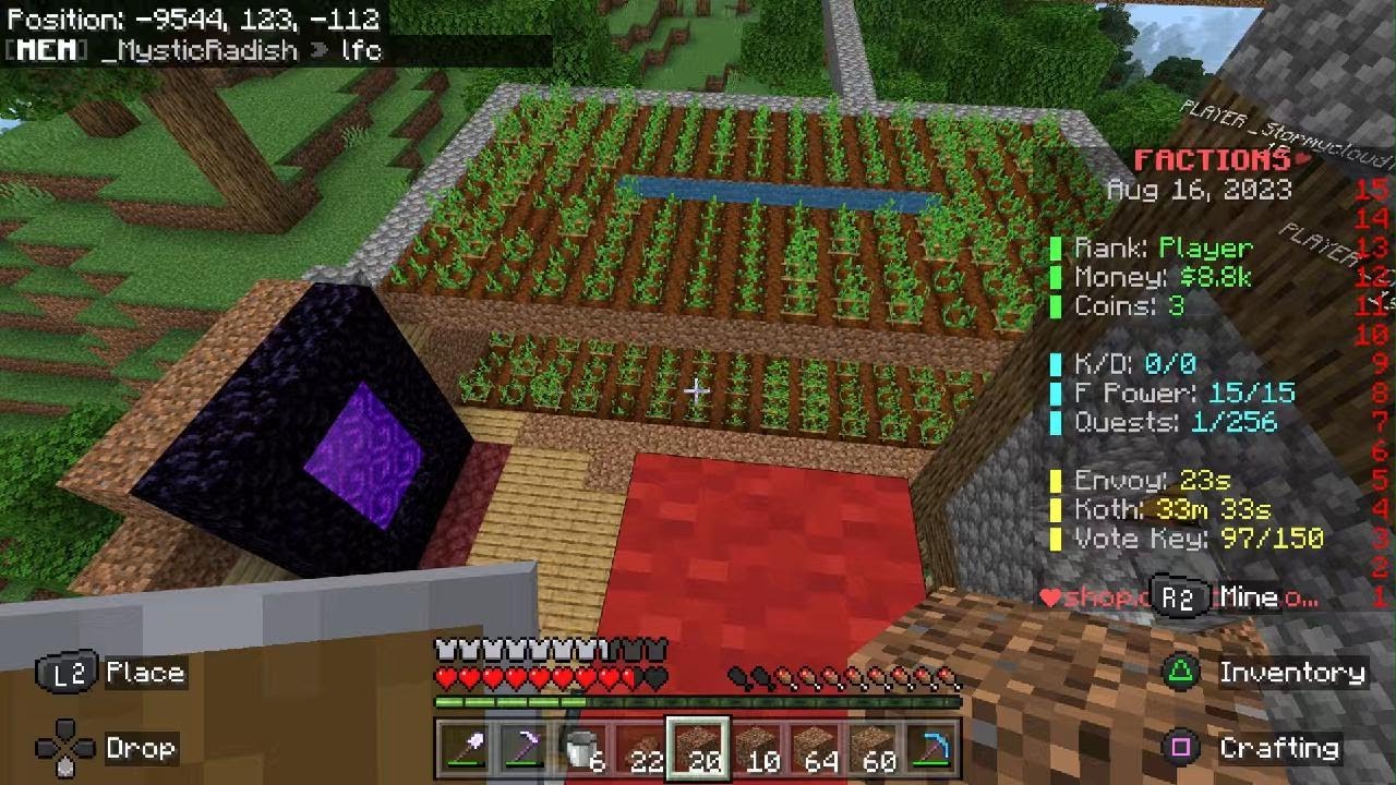 The humble beginnings of RoyalPotat - Factions CosmosMC - YouTube