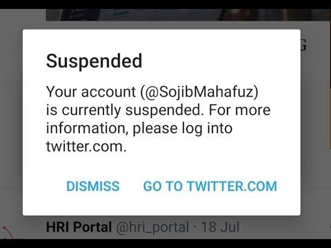 How To Recover Suspended Twitter Account_In Mobile_Best Video 2019