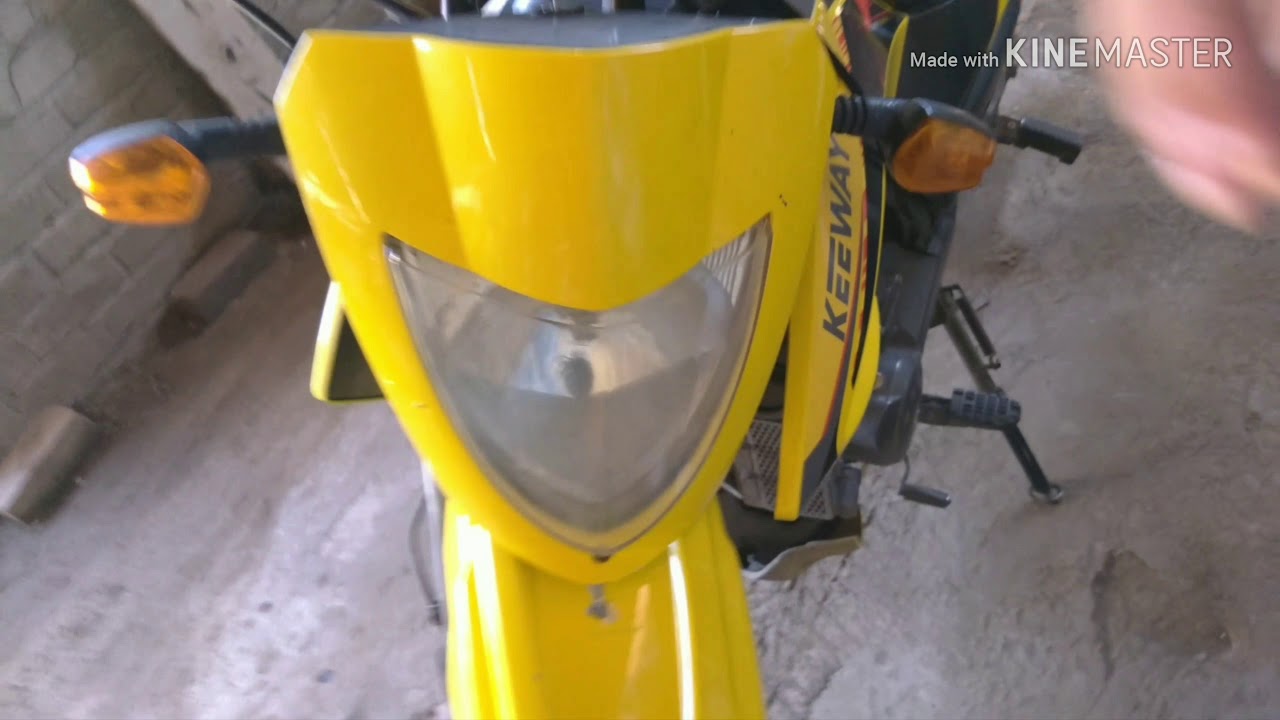 Moto Keeway TX 200 punto de vista - YouTube