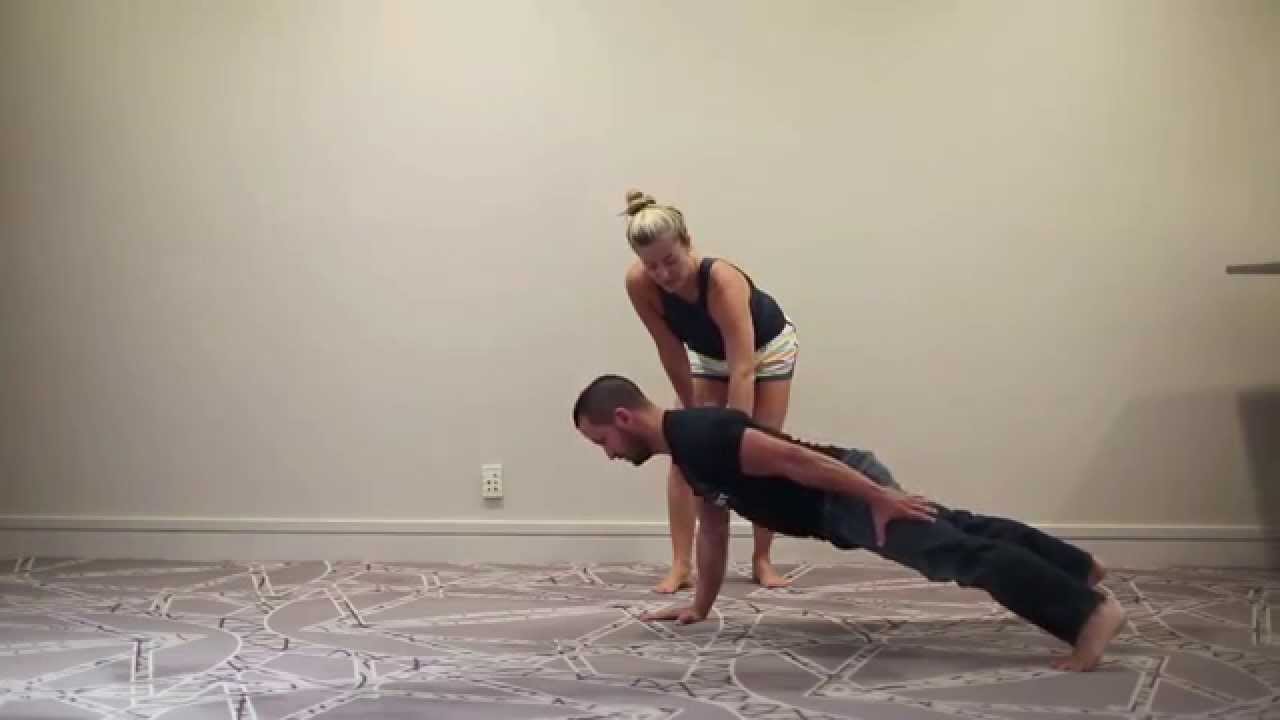 One arm pushup part II - YouTube
