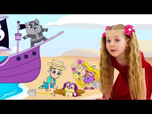 Diana and Roma Treasure Hunt Adventure - Videos For Kids