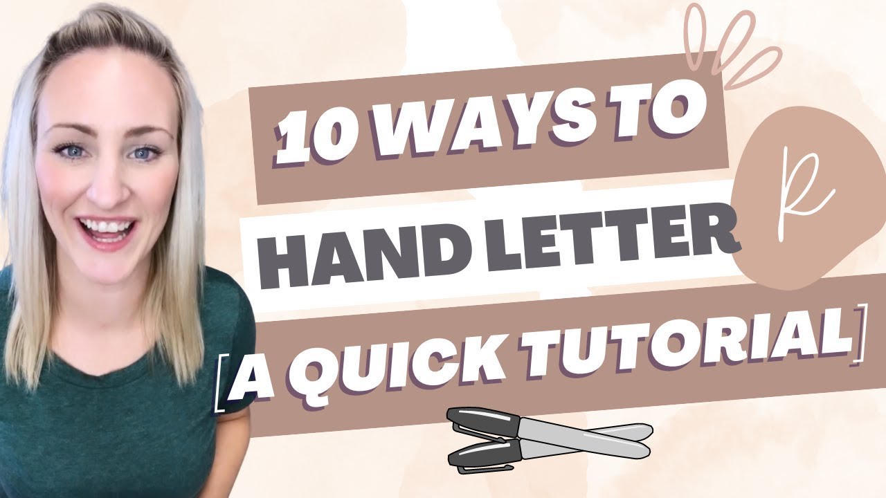10 Ways to Hand Letter R | A Hand Lettering Tutorial for Beginners # ...