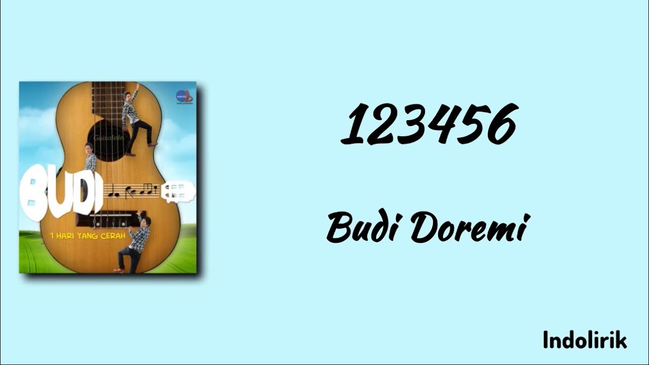 123456 - Budi Doremi | Lirik Lagu - YouTube