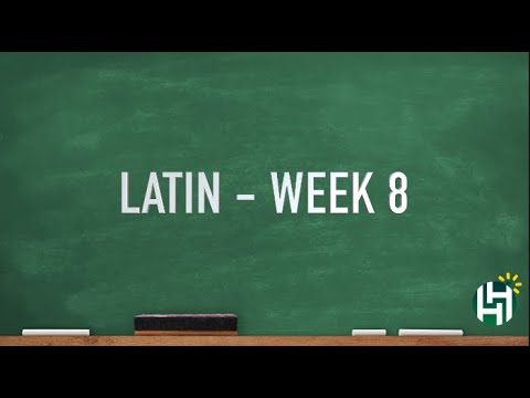 CC Cycle 3 Latin Week 8 - YouTube