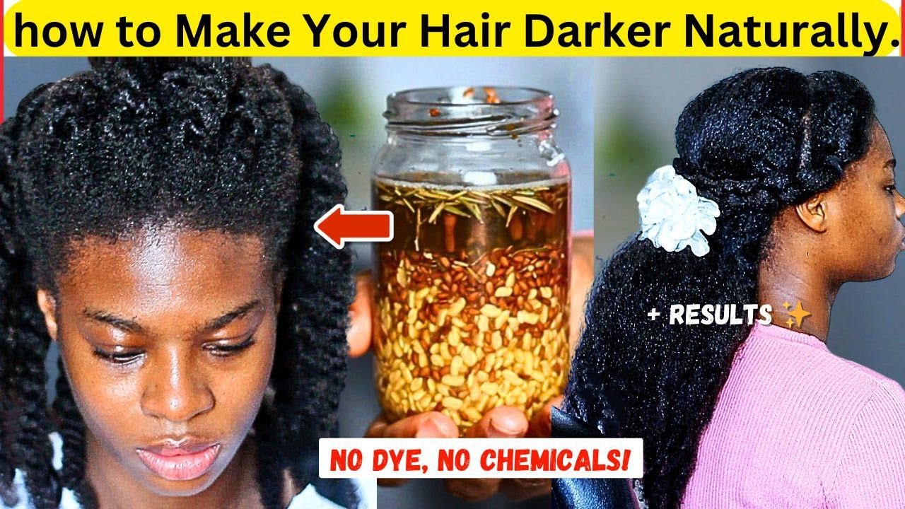 Just Follow These 2 Steps To Make Your Hair Black Naturally |No henna ...