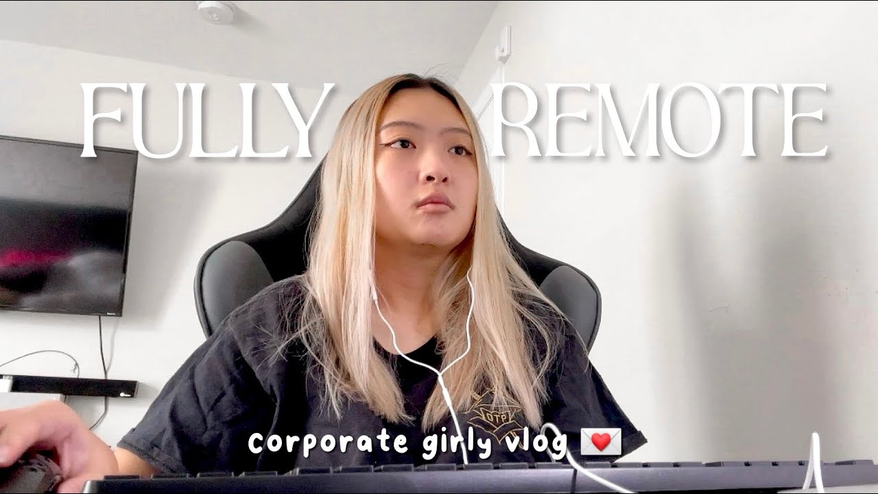 starting my first full-time job (preparing, first day, work from home ...