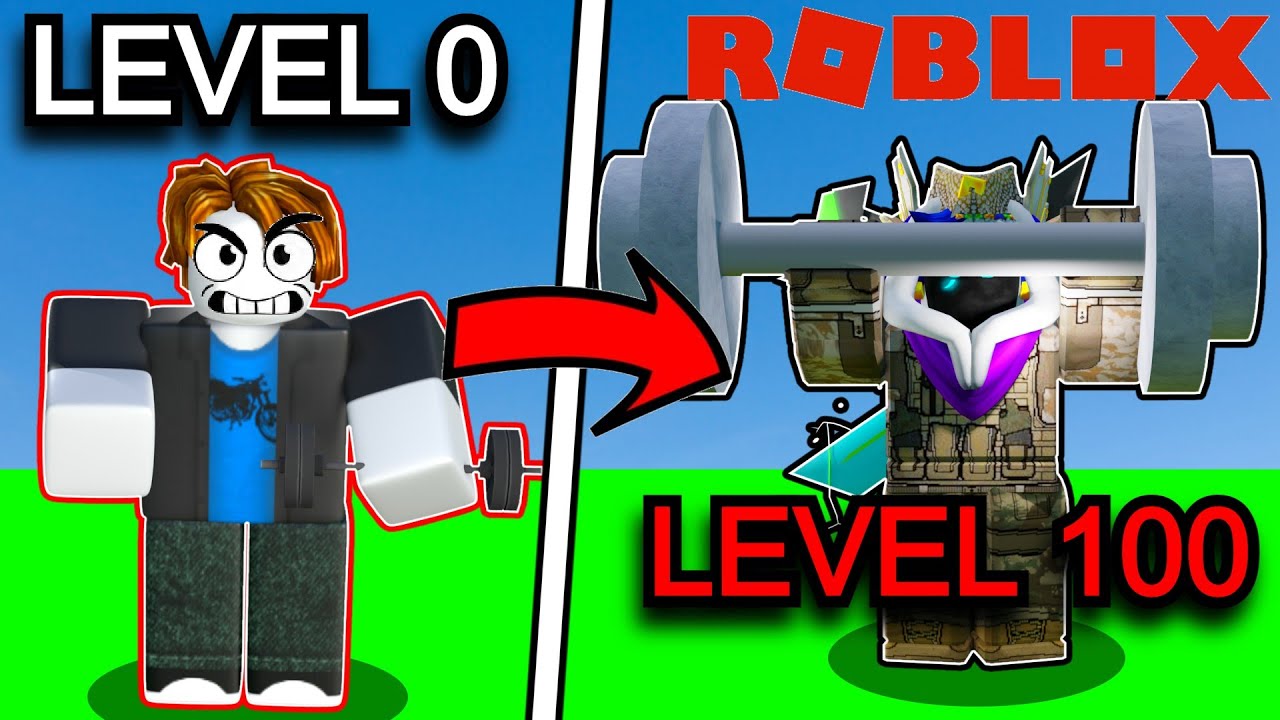 Becoming a STRONG PLAYER in Roblox Strong Muscle Simulator! Part 1 ...