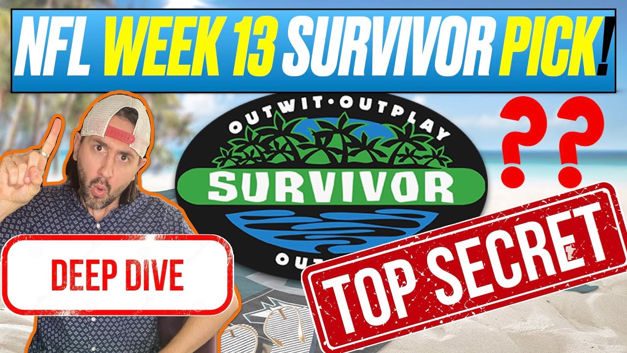 NFL Survivor Pool Pick Week 13 2023 | OUR WINNING STRATEGY| DEEP DIVE ...