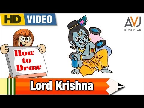 Happy Gopalkala_ Lord Krishna_Dahi handi Festival_Drawing for kids ...