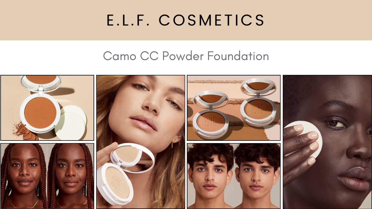 NEW! ELF COSMETICS Camo CC Powder Foundation - YouTube