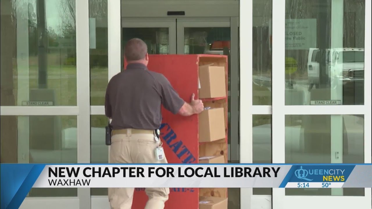 New chapter begins for Waxhaw public library - YouTube