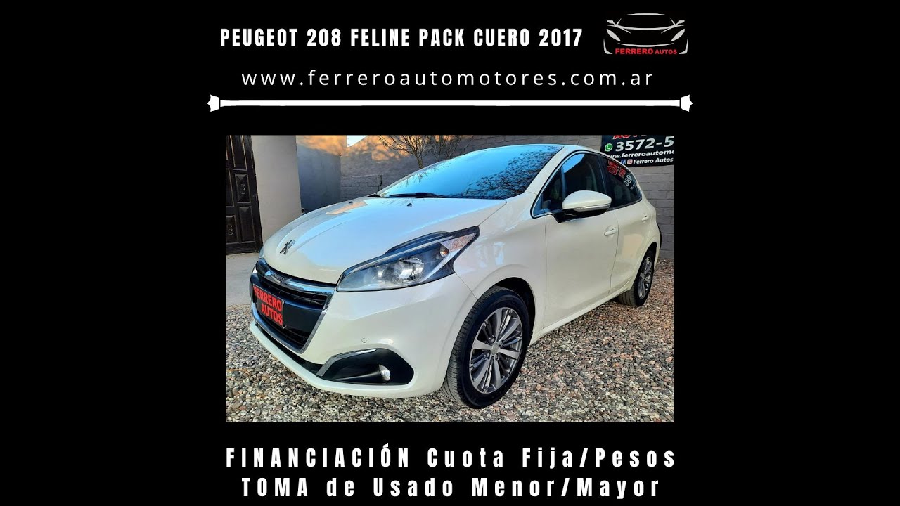 Se Vende: Peugeot 208 Feline Pack Cuero 2017 - FERRERO Automotores ...