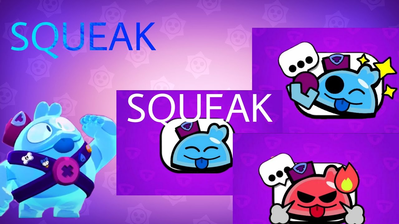 Brawl stars SQUEAK pins (concept) - YouTube