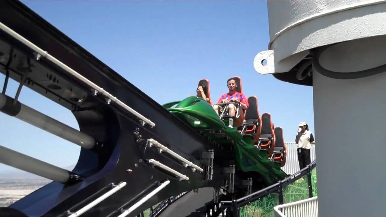 Brother on the Stratosphere X Scream Ride - YouTube