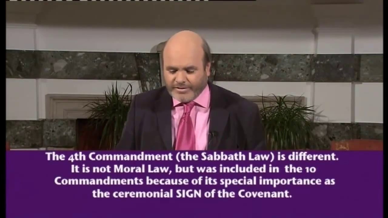 The Sabbath Issue (4) - The Sabbath Law is a Ceremonial Law - YouTube