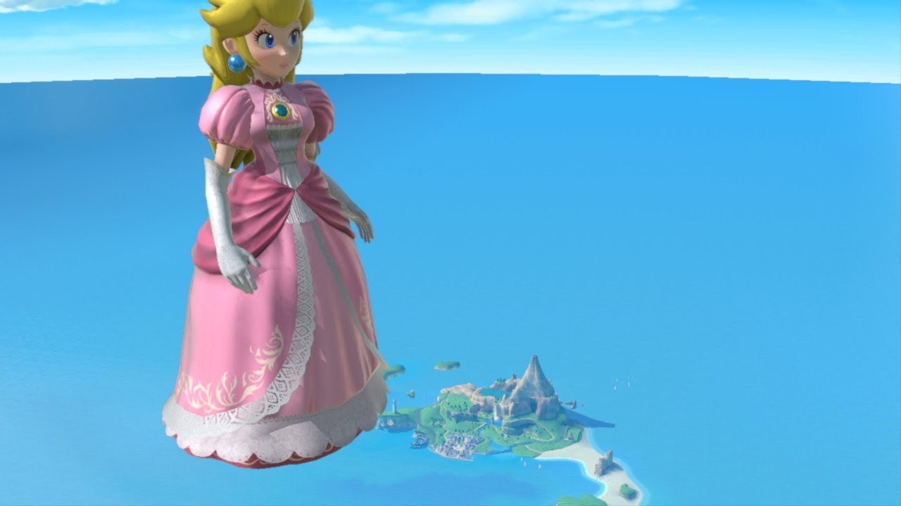Super Smash Bros Brawl Giantess Princess Peach🩷 - YouTube