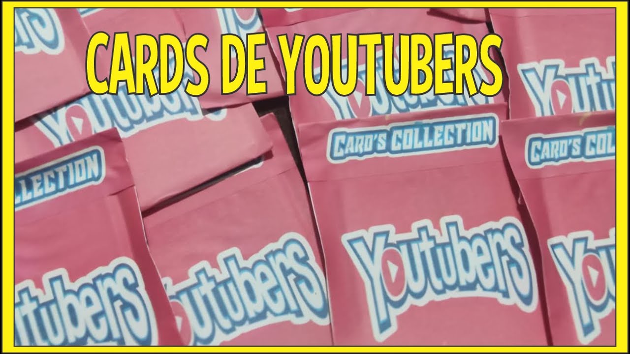 CARDS DE YOUTUBERS - YouTube