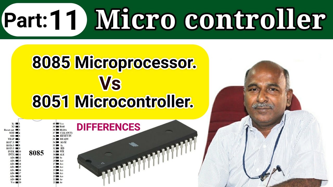 8085 Microprocessor and 8051 Microcontroller in tamil - YouTube
