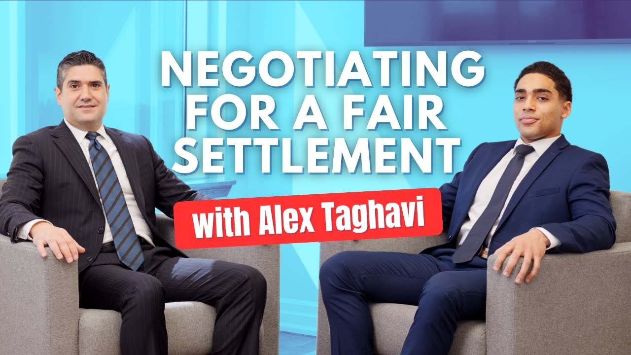 How Lawyers Negotiate Fair Settlements with Alex Taghavi - YouTube